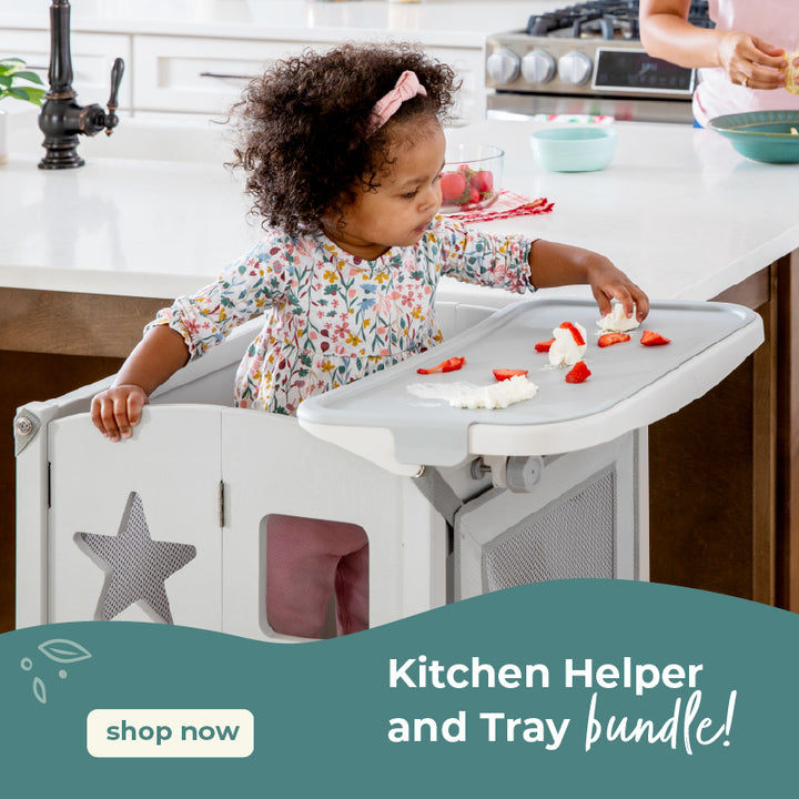 Guidecraft Kitchen Helper® – The Original Toddler Tower Step Stool